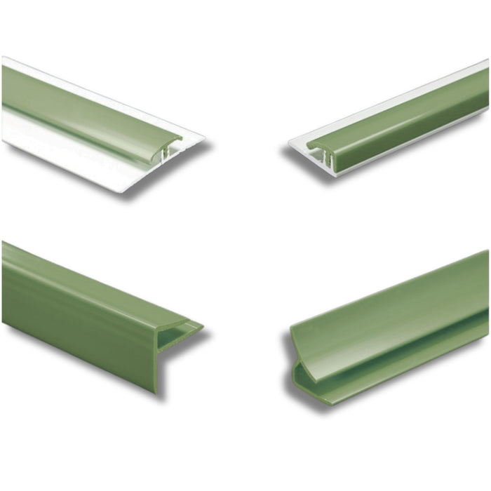 Hygienic Satin Trims - Fern Green – Panel Outlet