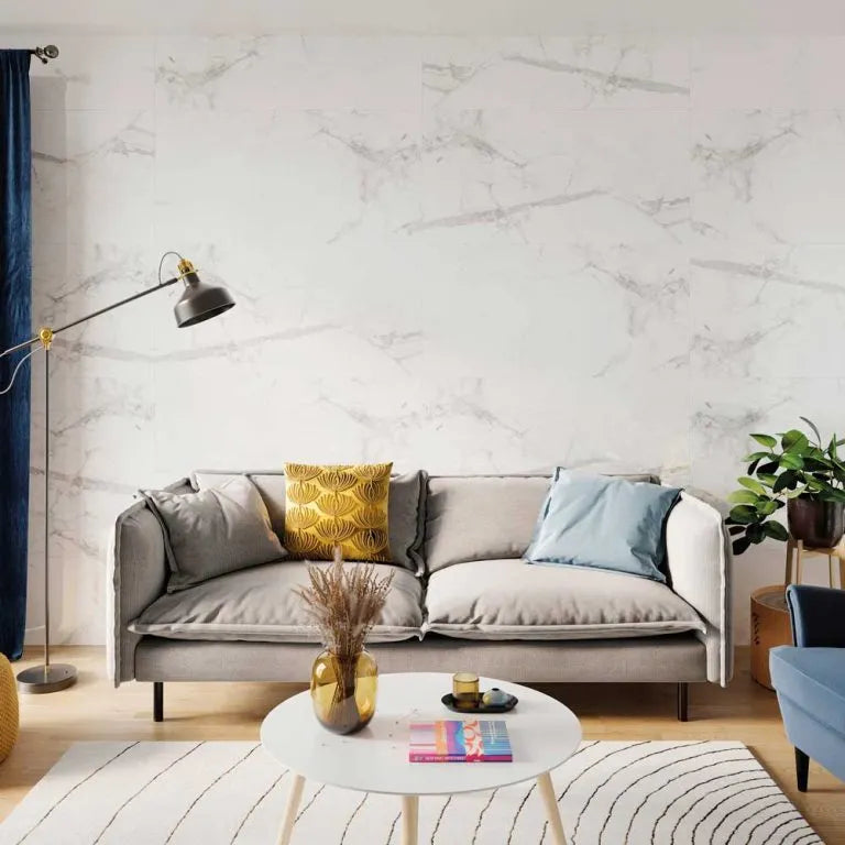 Vilo SPC Tile - Calacatta Snow – Panel Outlet